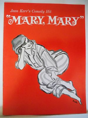 MARY MARY Souvenir Program TERESA WRIGHT / SCOTT McKAY / TOM HELMORE ...