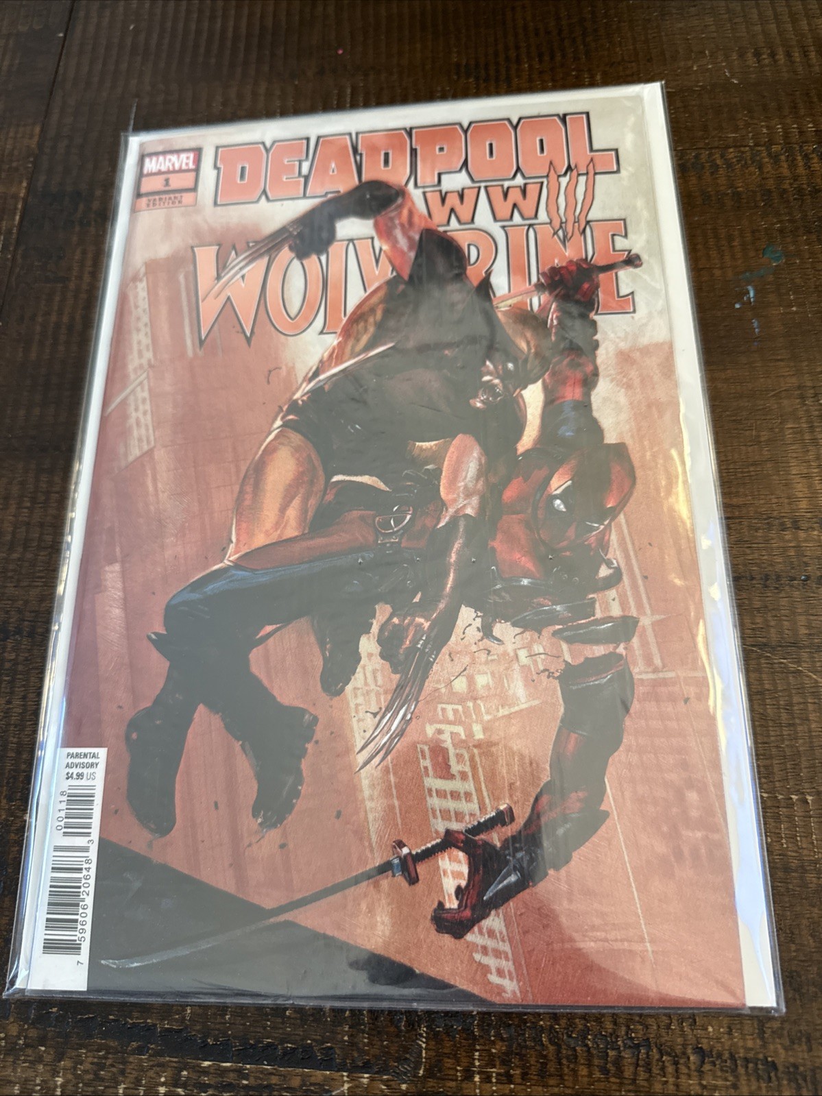Deadpool & Wolverine WWIII #1 (2024) Poly Dell'Ott Variant Cover Marvel ...