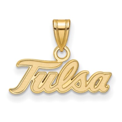 14k Yellow Gold LogoArt University of Tulsa T-U Small Pendant | eBay