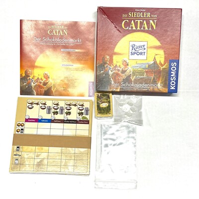 The SETTLERS by CATAN Ritter Sport EDITION game KOSMOS chocolate market ...