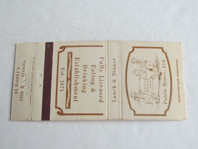 AC557 Vintage Matchbook Cover IL Illinois Chesterfield Bottomsley Potts ...