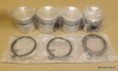 CLASSIC MINI 1275 A+ / 1100 COOPER S PISTON AND RING SET 3 RING DISHED ...