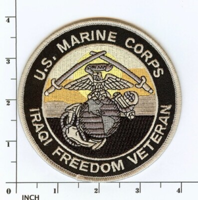 USMC Operation IRAQI FREEDOM Veteran PATCH Marines ! OIF vets! Iraq ...