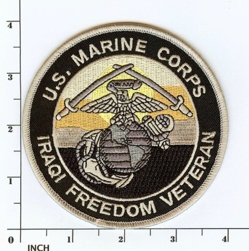 USMC Operation IRAQI FREEDOM Veteran PATCH Marines ! OIF vets! Iraq ...