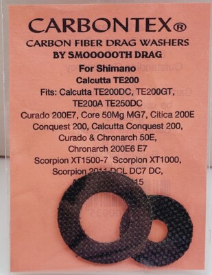 Carbontex Drag Washers Shimano Core 50Mg CU200E7 CU50E CH50E CI200E ...