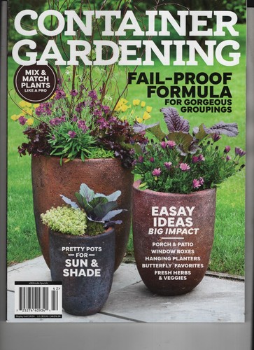 CONTAINER GARDENING MAGAZINE 2024 A360 MEDIA | eBay