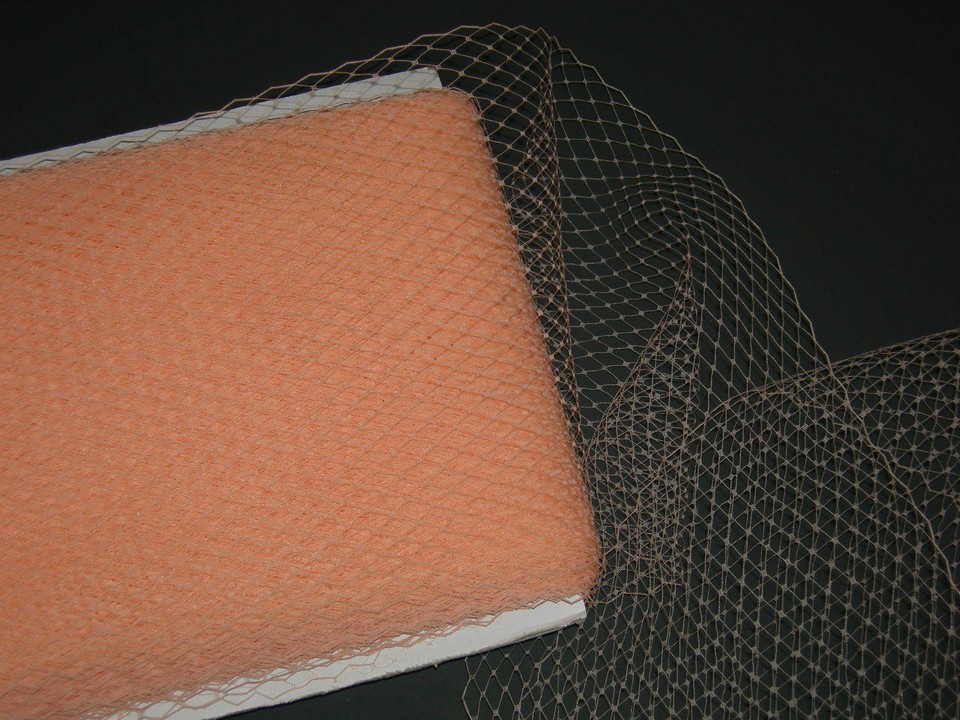 9" french birdcage veil netting fabric birdcage bridal veil hat net 18 ...