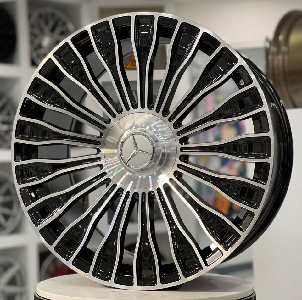 20" Maybach Style Wheels Fits Mercedes E350 E400 S550 S580 S600 GLC GLE ...