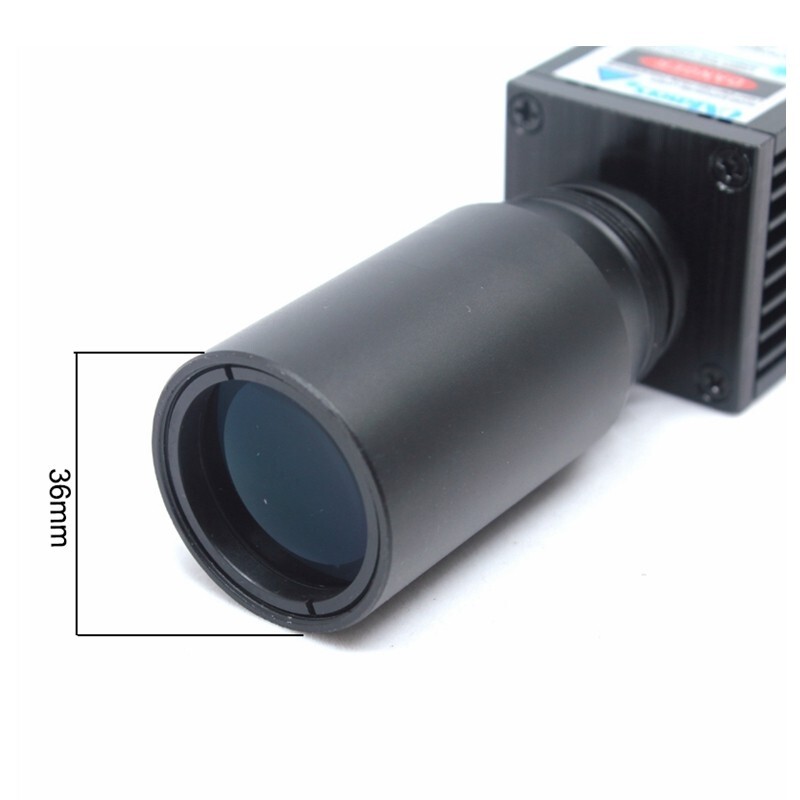 450nm 10W Blaues Licht Fat Beam Laser Modul 12V PWM Landmark Laser ...