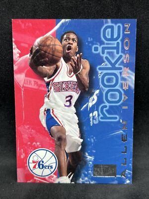 1997 Skybox Premium Rookie RC Allen Iverson #216 76ers | eBay