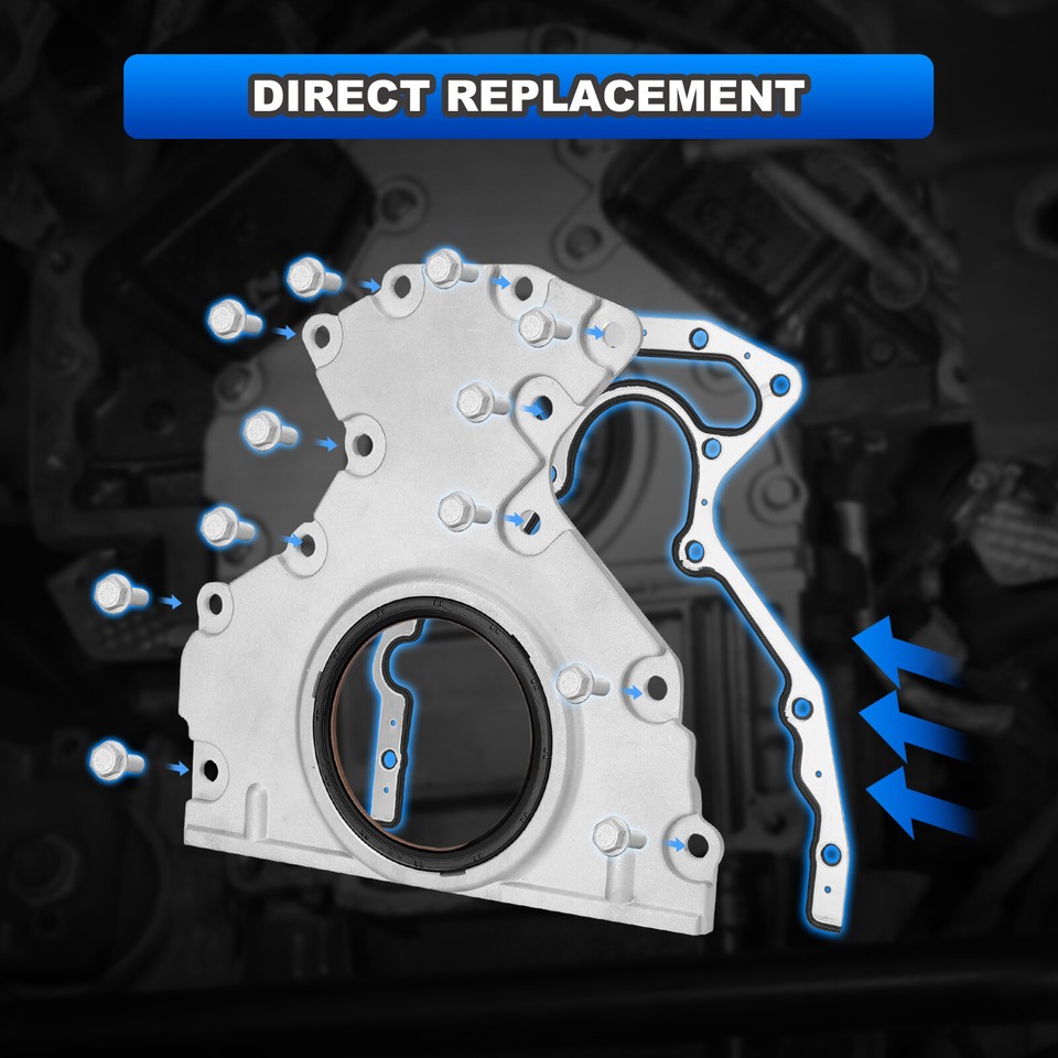 635-518 Rear Main Seal Kit 4.8 5.3 6.0 6.2 Fit For Chevy GMC 12633579 ...