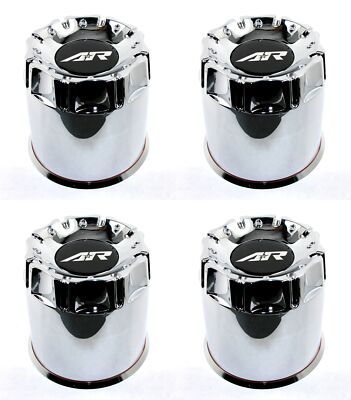 4 American Racing Chrome Center Caps for 8L XD300 Pulley AR901 AR923 ...