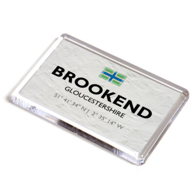 FRIDGE MAGNET - Brookend, Gloucestershire - Lat/Long ST5999 | eBay UK