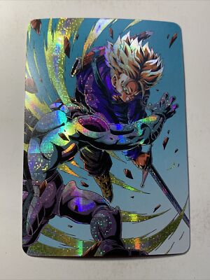 Trunks Vs Frieza Battle Dragon Ball Z ACG DBZ Goddess Anime Card Holo ...