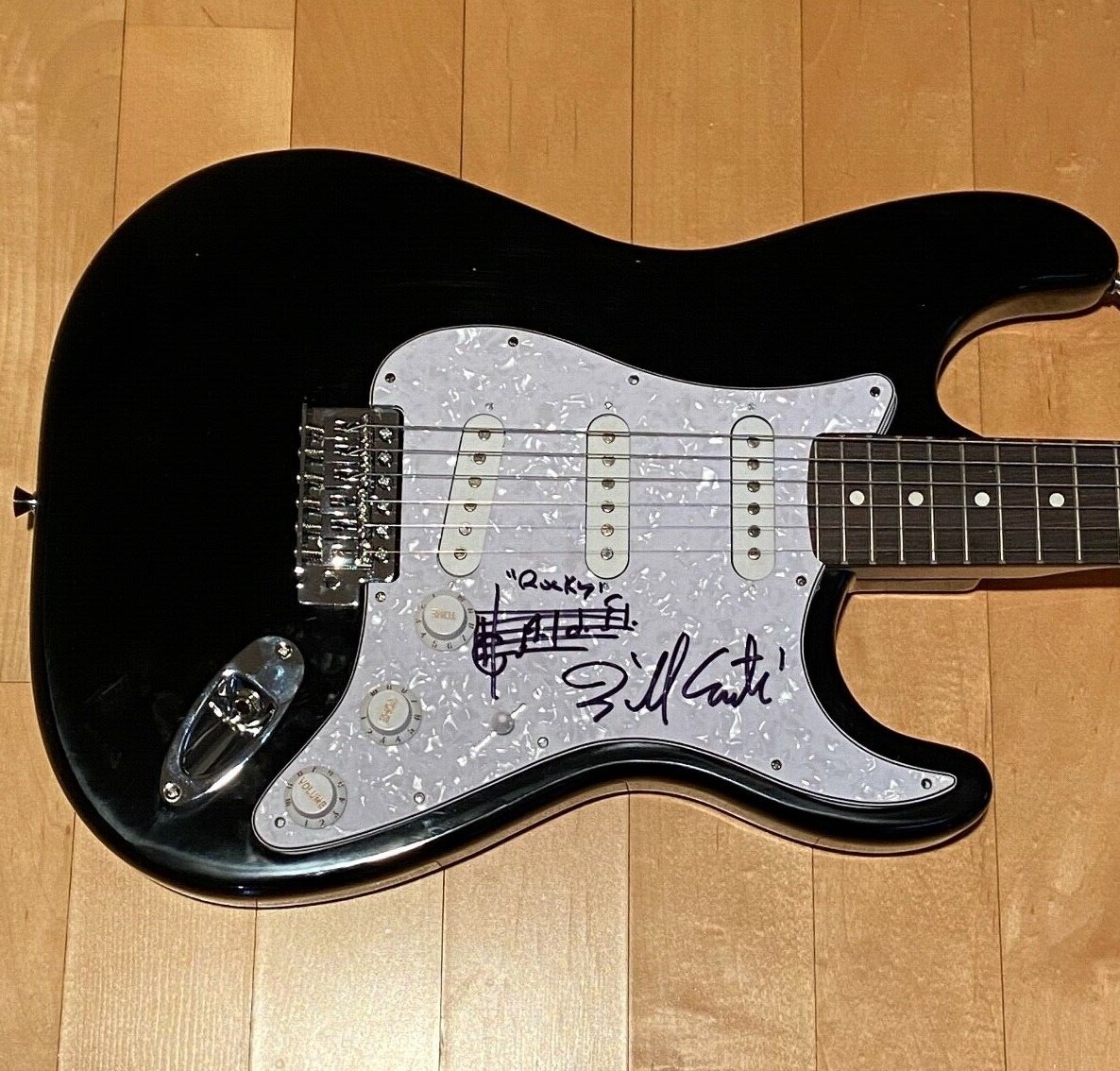 * BILL CONTI * signed electric guitar * ROCKY COMPOSER * COA * 1 | eBay