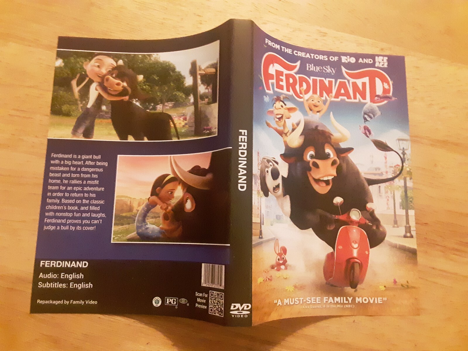 Ferdinand DVD ARTWORK ONLY NO DISC | eBay