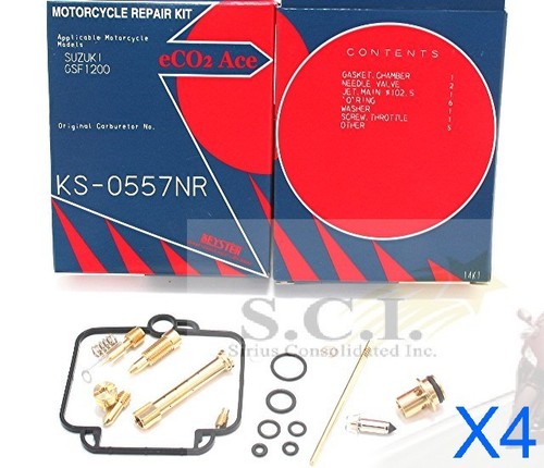 SUZUKI GSF1200 BANDIT CARBURETOR REBUILD CARB REPAIR KITS 1996 - 2000 ...