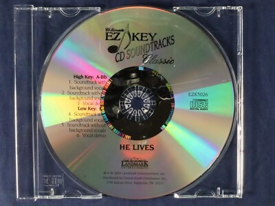 Ultimate EZ Key Singles: He Lives {CD Disc Only No Tracking} | eBay