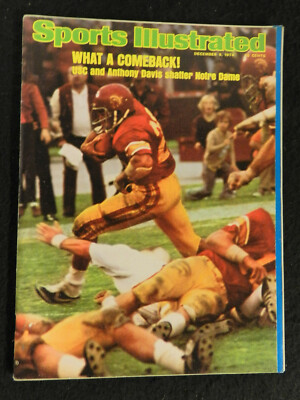1974 ANTHONY DAVIS USC FOOTBALL SPORTS ILLUSTRATED MAGAZINE | eBay