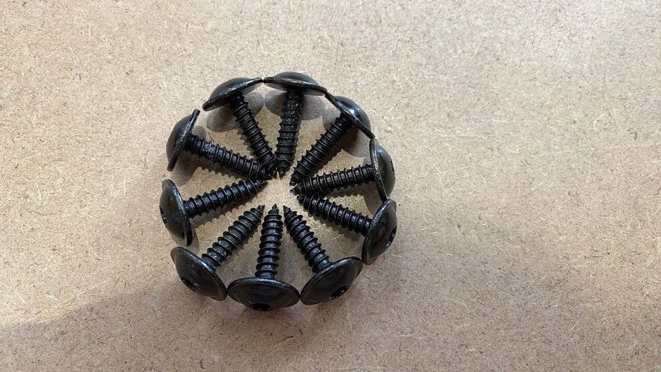 FIT VOLVO TORX Black Self Tapping Screws Flanged Pan Head TX Tapper Car ...
