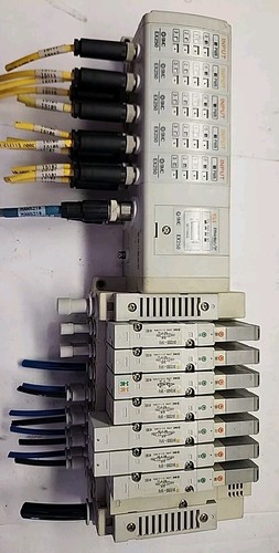 SMC EX250-SEN1 Valve Manifold SV2200-5FU X4, SV2300-5FU x2, SV2A00-5FU ...
