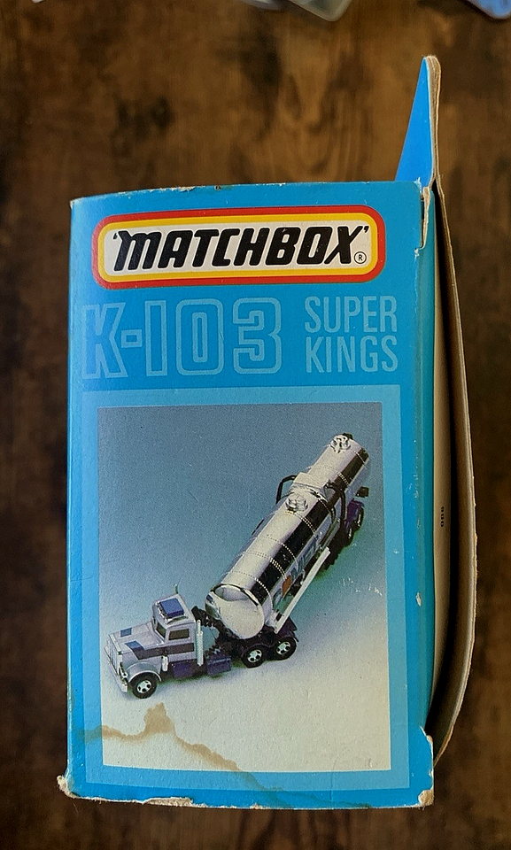 Vintage Matchbox Superkings Peterbilt Comet Tanker Truck K-103 -Mint in ...