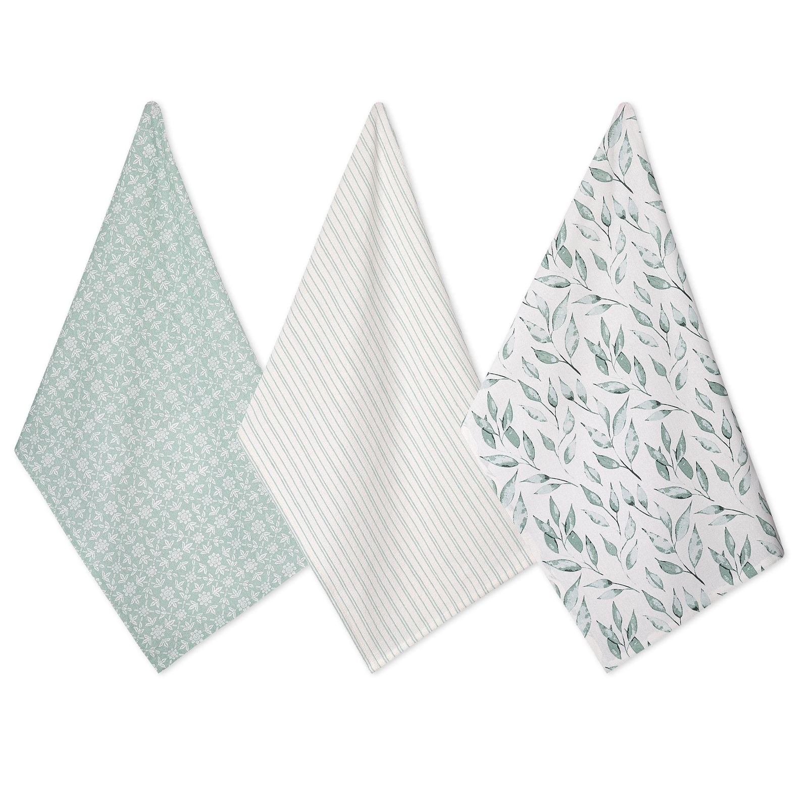 Kitchen Towels with Hanging Loop 18"x28" Set of 3 Kitchen Towels or ...