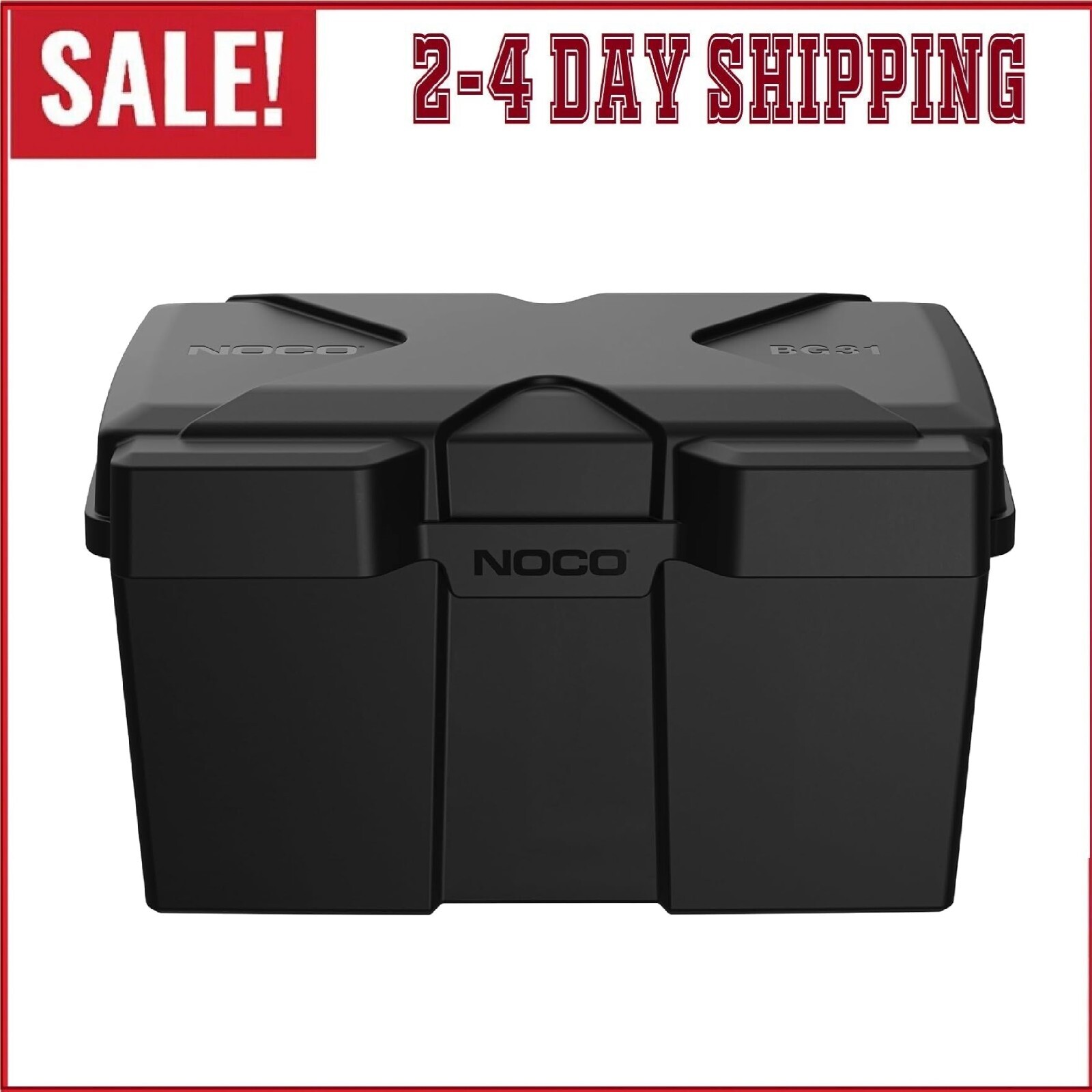 Heavy Duty Battery Box Group 24-31 Car Automotive Marine RV Boat Camper ...