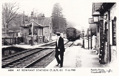 Rowfant Station Crawley Sussex 1960 Pamlin Prints repro photo postcard ...