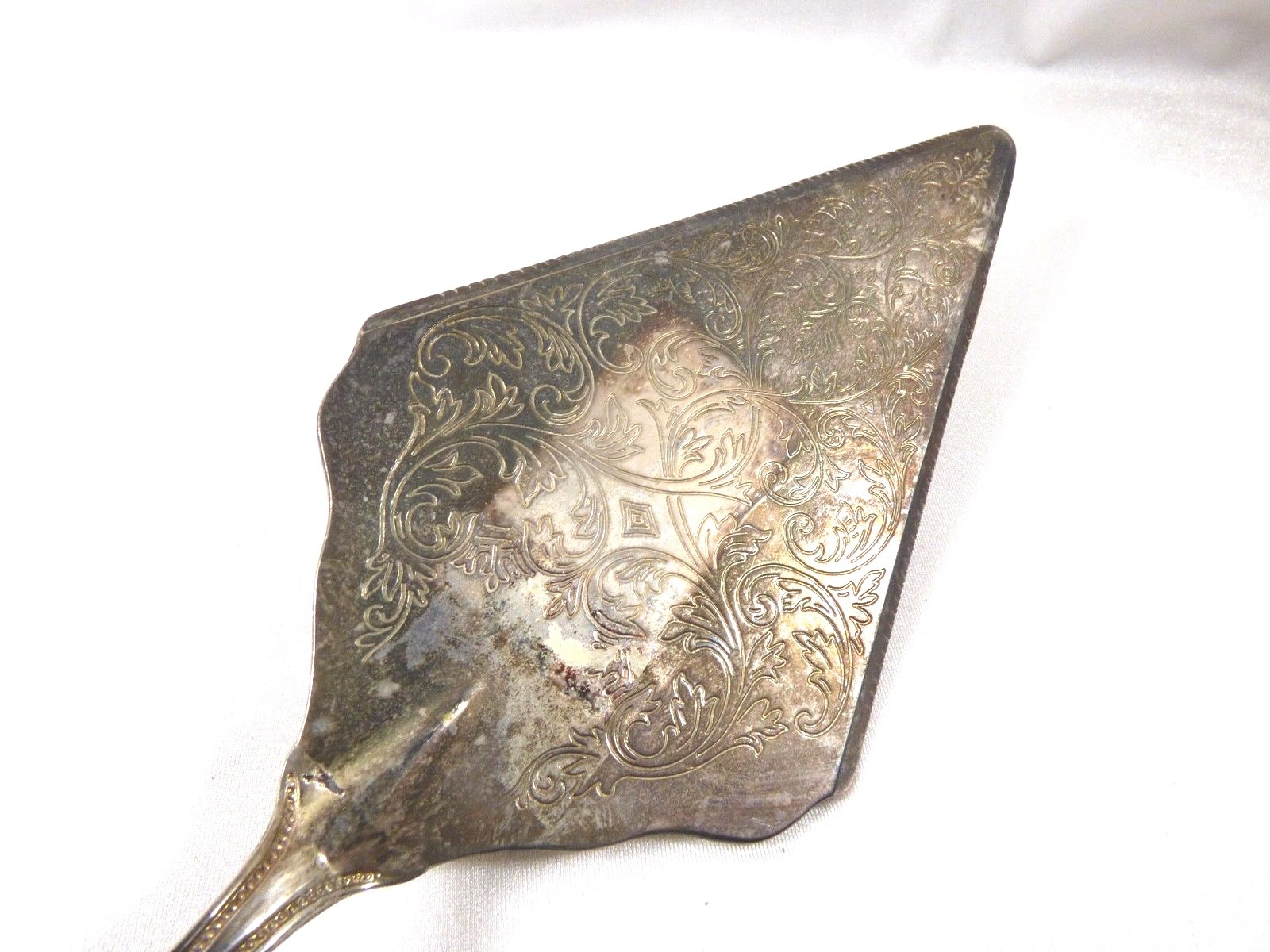 Vintage Large Silver Plated Italy food pie cake server | eBay