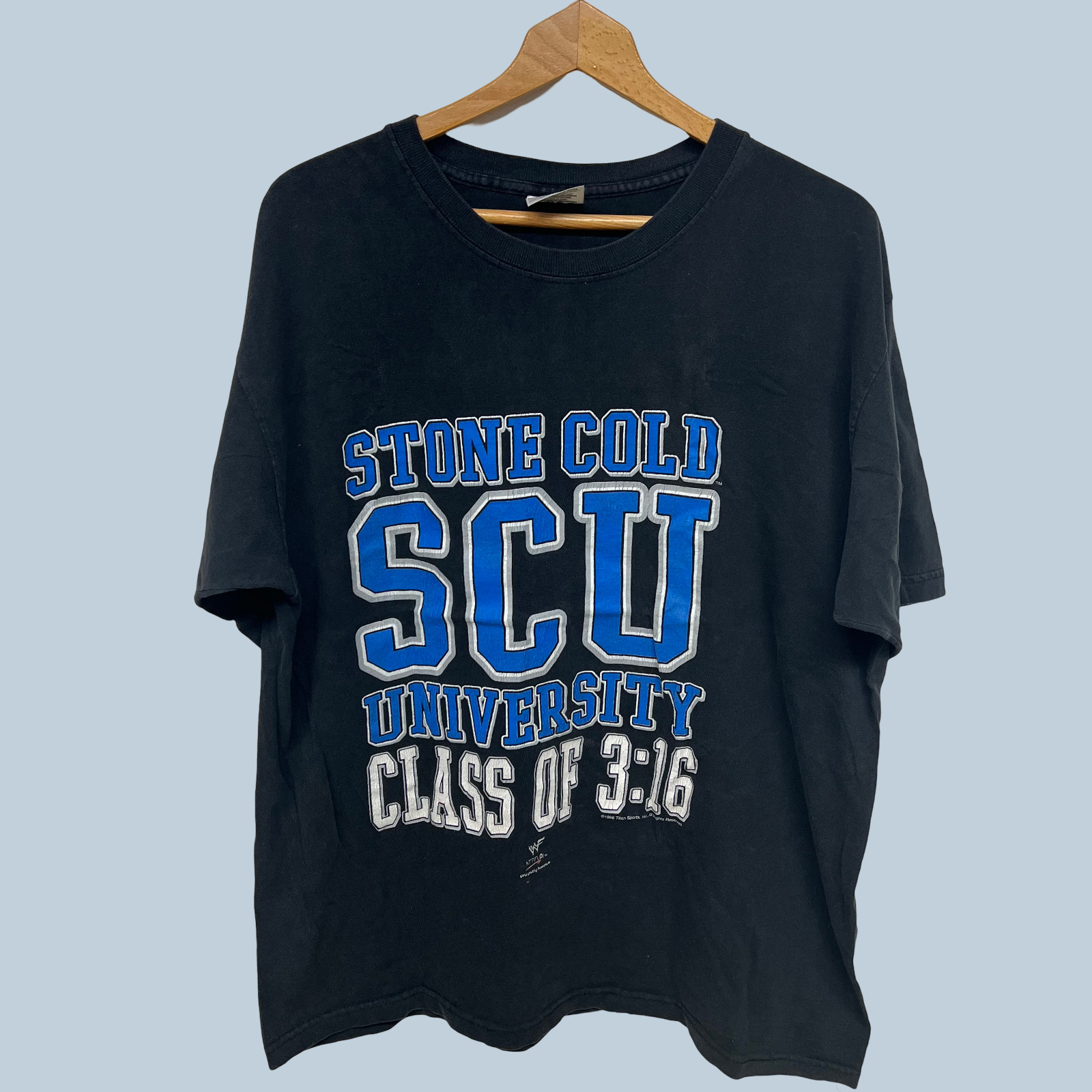 Vintage Stone Cold SCU Stone Cold University 90s WWF … - Gem