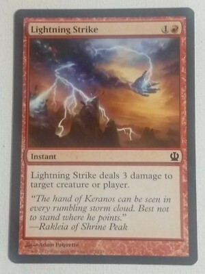 2013 MTG Lightning Strike Magic 127/249 Regular Common | eBay