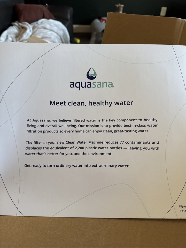 Aquasana Countertop Clean Water Machine Model # AQ-CWM2-B-Q (1 Filter ...
