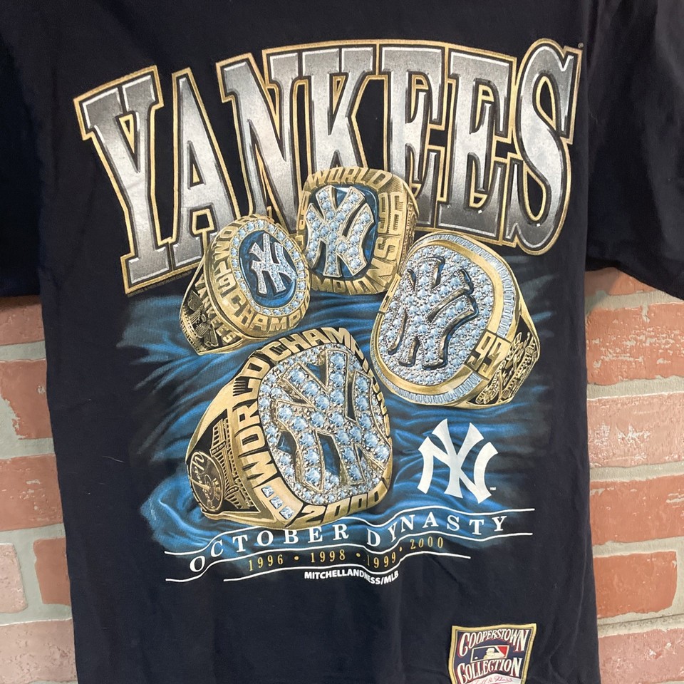Mitchell & Ness Yankees Dynasty T-Shirt | eBay