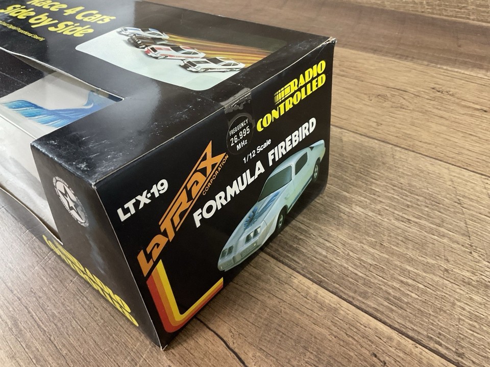 VINTAGE Latrax radio controlled 1/12 Formula Firebird White LTX-19 See ...