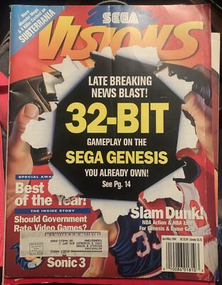 SEGA VISIONS Gaming Magazine, "SEGA GENESIS" Issue, #18, APRIL/MAY ...