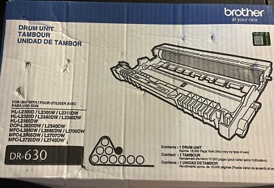 OEM Brother DR-630 Genuine Drum Unit HL-L2300 DR630 Brand New Open Box ...