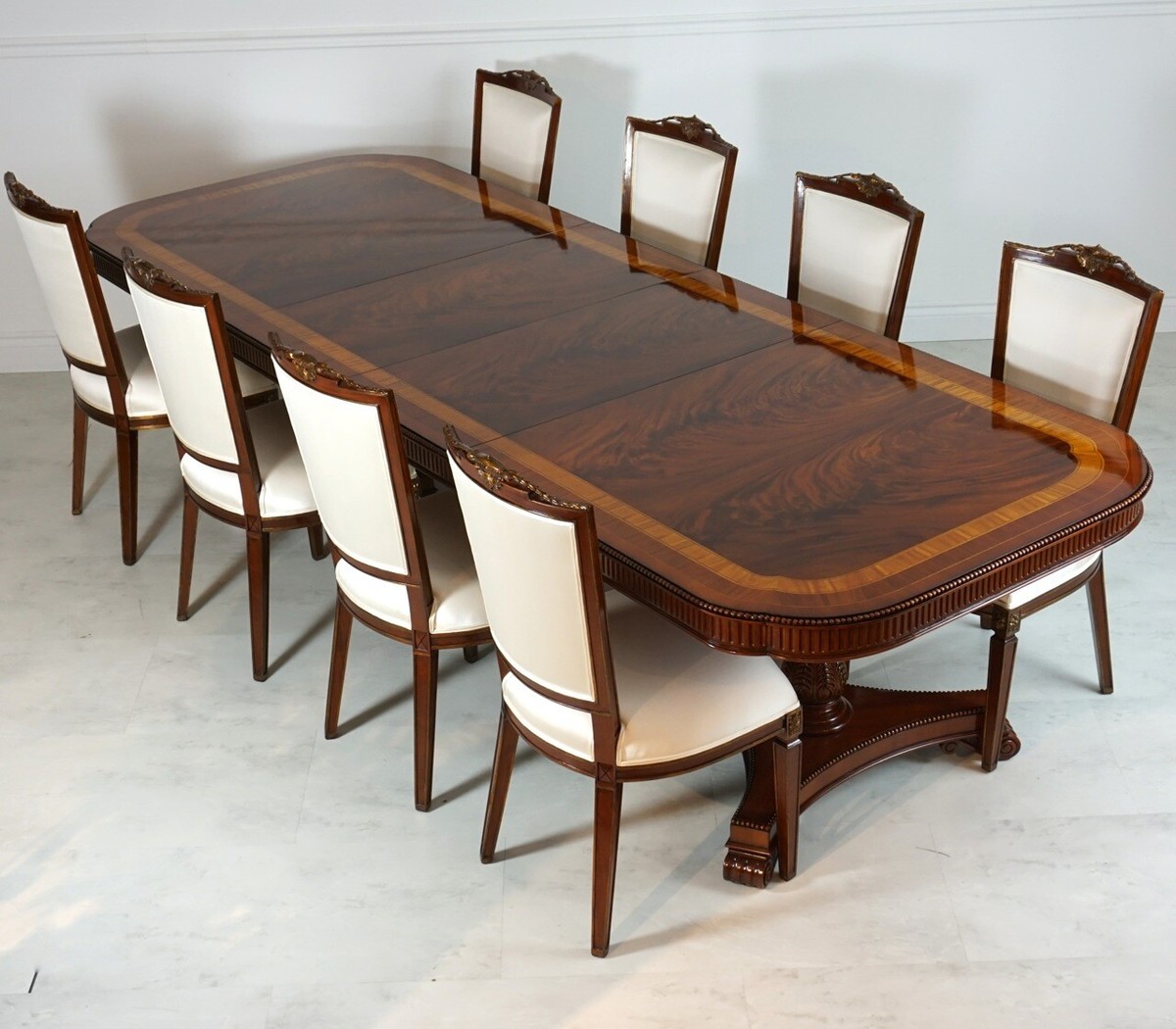 Formal Pedestal Dining Table