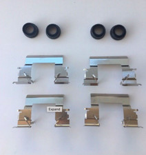 PBR Front Caliper Pad Anti Rattle Spring Shims Clips for Holden Ve VF ...