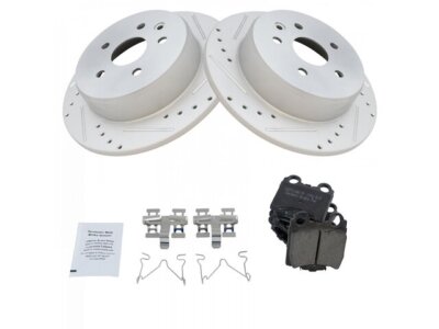 Rear Brake Pad and Rotor Kit For 2002-2010 Lexus SC430 2007 2003 2004 ...