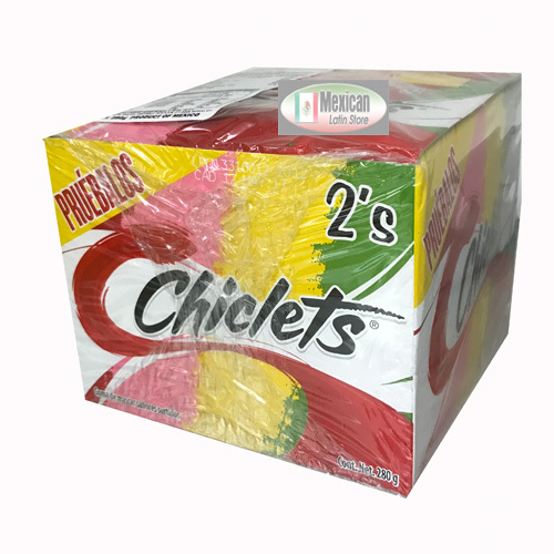 6x Adams Gum 100 X 2 Units - Chiclets Mix Flavors Mexican Gum 600-pc ...