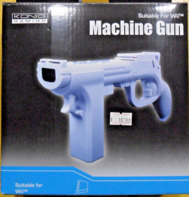 PISTOLA KONIG Compatibile Wii MACHINE Gun Bianco per NINTENDO WII NUOVA ...