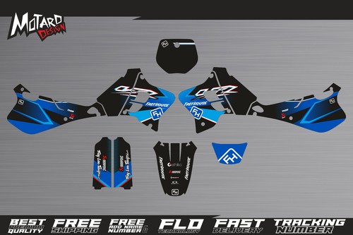 Graphics Kit for Yamaha YZ 250 1993 1994 1995 Decals Stickers by Motard ...