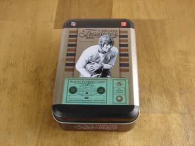 2011 Panini Timeless Treasures Earl Dutch Clark Football Tin NO CARDS ...