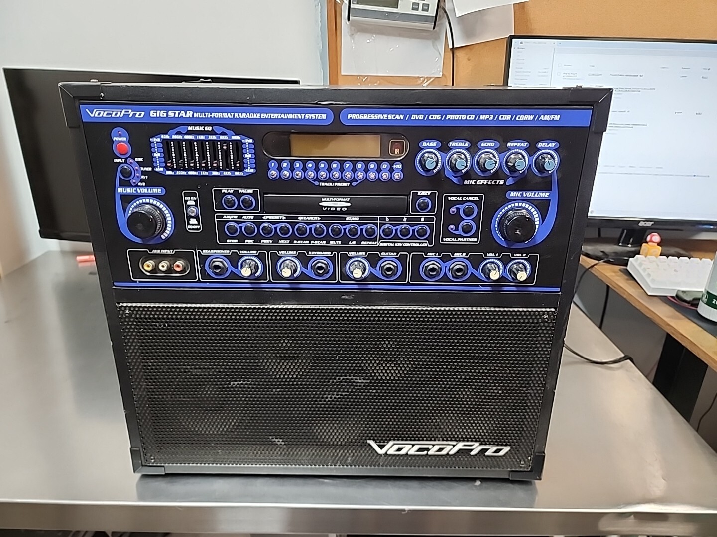 VocoPro Gig Star Portable Professional KaraokeMachine Multi Format | eBay