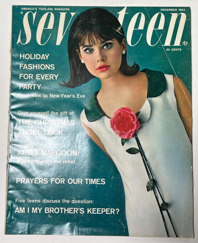 SEVENTEEN Magazine - December 1964 - 1960s Teen Fashion - Swimsuit Ads | eBay