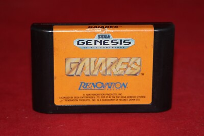 Gaiares (Sega Genesis, 1990) Authentic Game Cartridge 720238100609| eBay