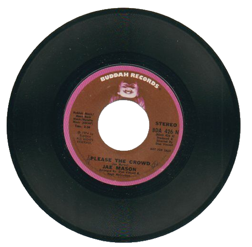 JAE MASON 45 RPM Promo Record "PLEASE THE CROWD" STEREO/MONO Unplayed ...