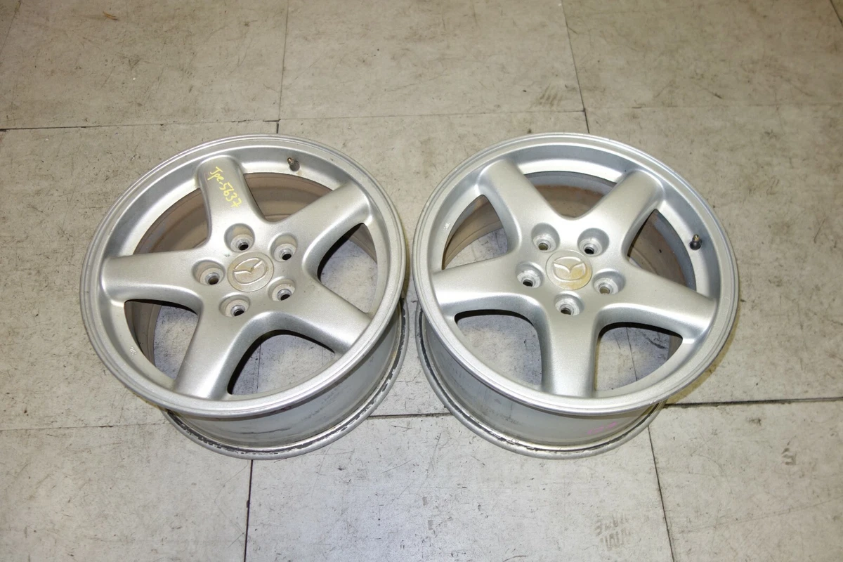 White Rx7 Stock Rims