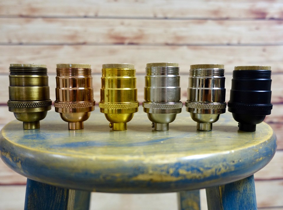 Solid Brass Uno Threaded Keyless Light Socket, Shade Fitter Sold ...